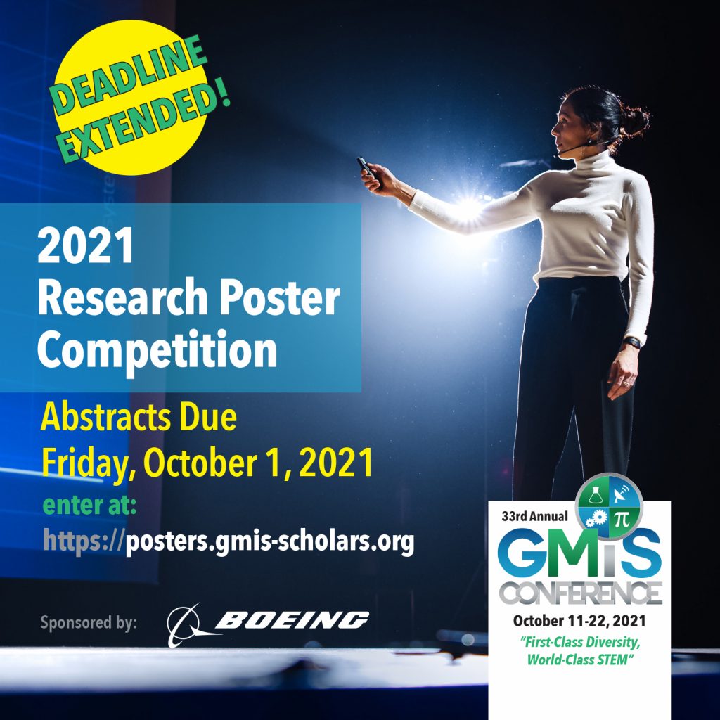 DEADLINE EXTEND: Abstracts for Research Poster Competition at 2021 GMiS ...