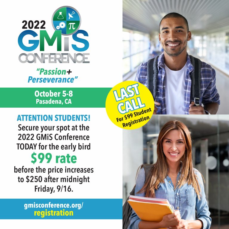 Last chance to register for GMiS 2022 Conference and Career Fair for ...